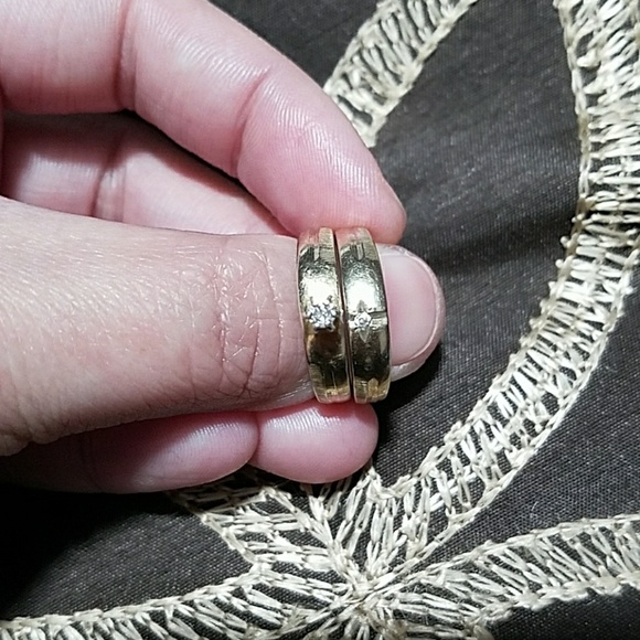 Jewelry | Real Diamond Engagement Ring9251k Fc Stamped | Poshmark